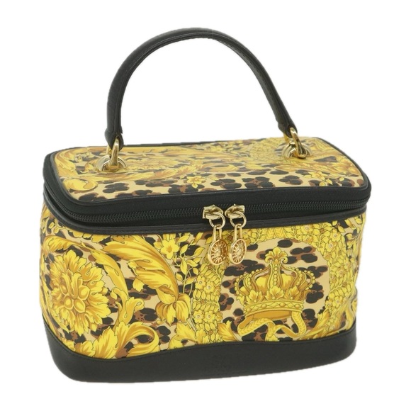 Versace | Bags | Gianni Versace Vanity Cosmetic Pouch Coated Canvas ...
